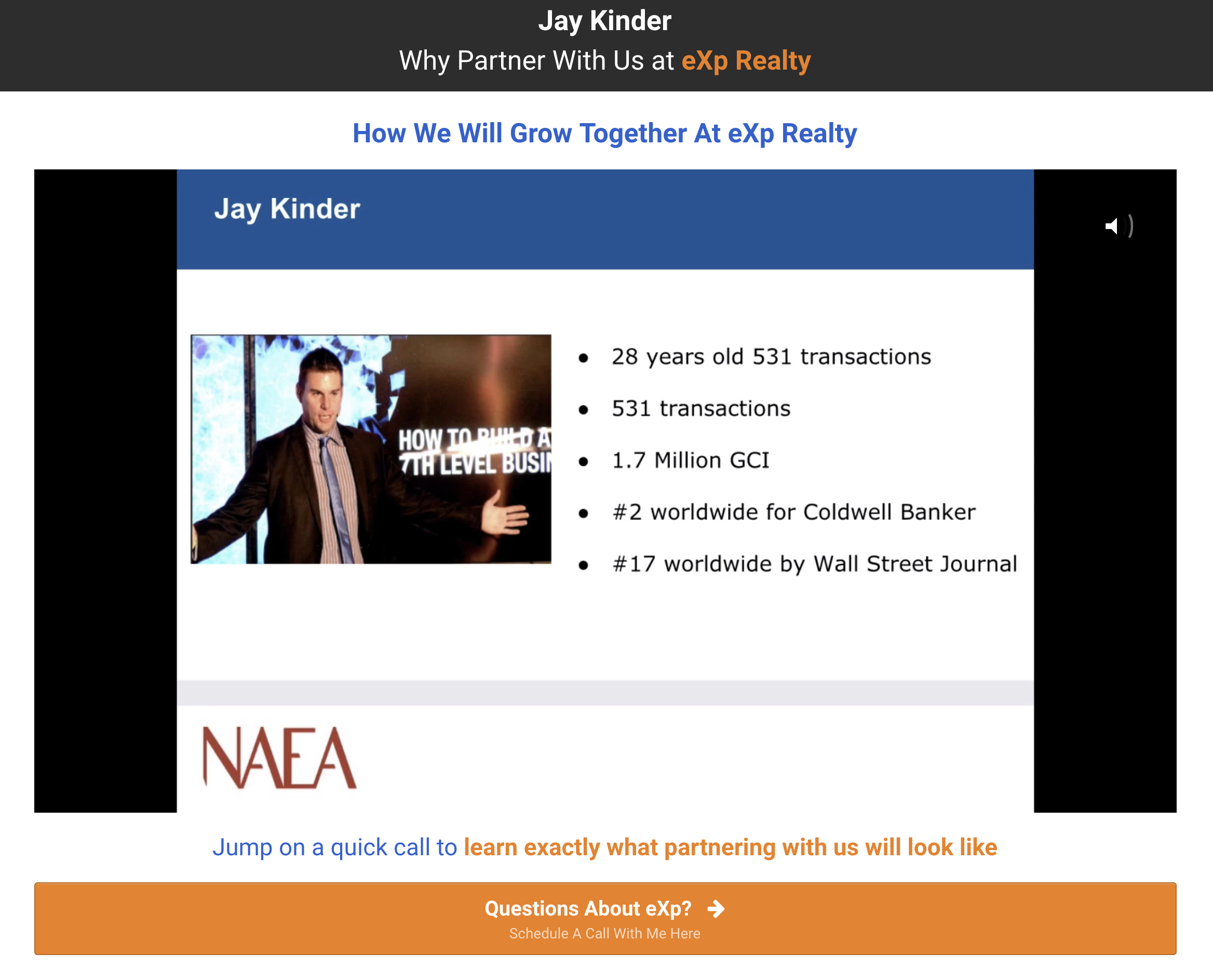 [Watch] Why Partner With Us at eXp Realty - Jay Kinder